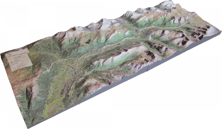 3d printed scale models-Mine and Resource